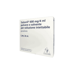 Glutathione (Tationil) 600mg/4ml Powder and Solvent for Solution (10 ...