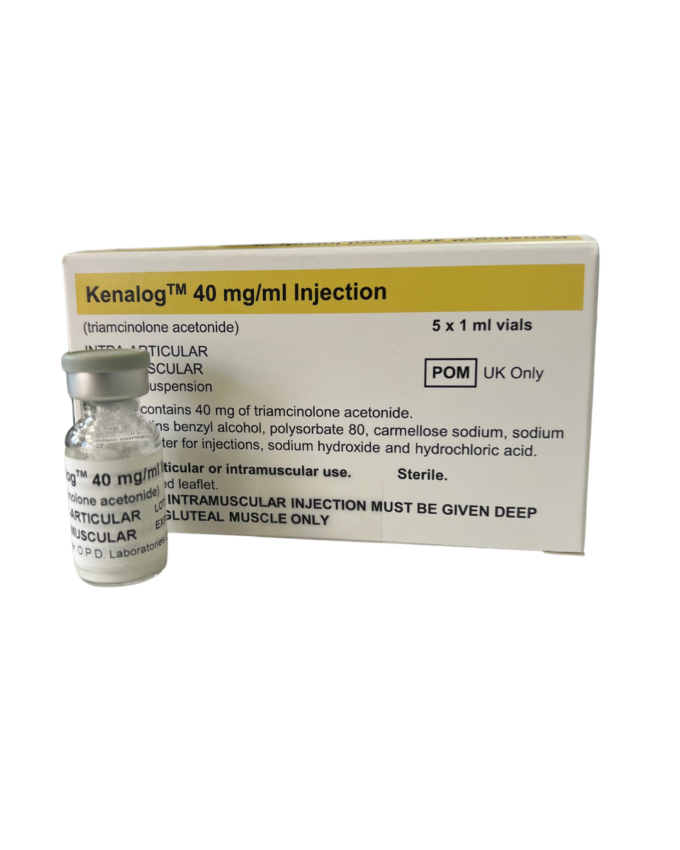 Kenalog 40mg/ml Injection Single Vial (1x1ml) - Teleta Pharma