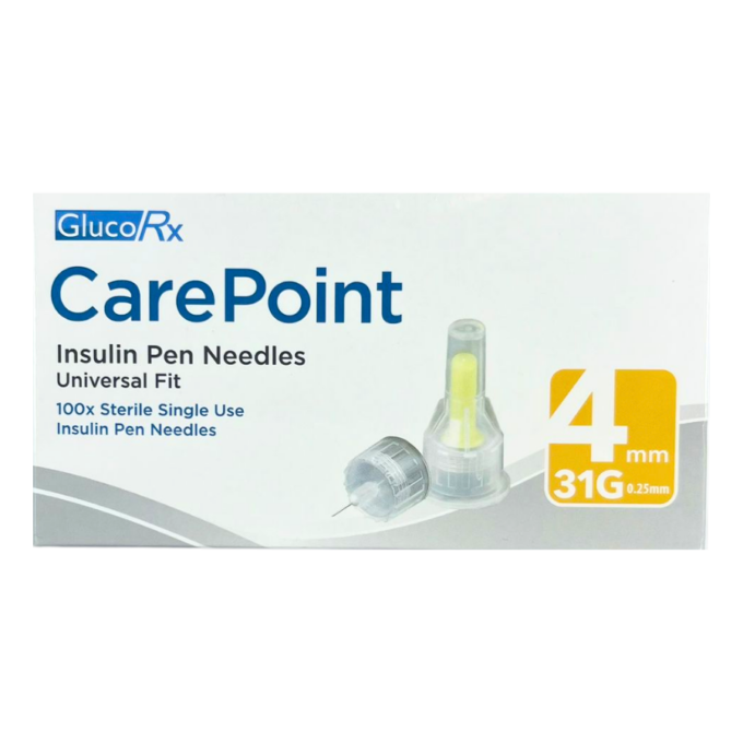 Carepoint Needles 4mm 31G - Teleta Pharma