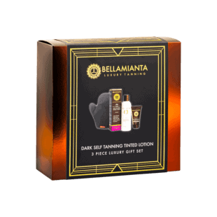 Bellamianta 3 Piece Luxury Tanning Kit – Dark Lotion - Teleta Pharma