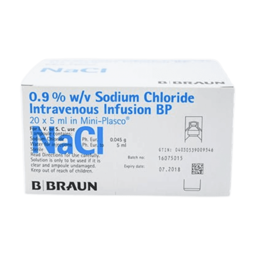 Sodium 0.9% Chloride Solution (5ml x 10) - Teleta Pharma