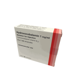B12 - Hydroxocobalamin 1000mcg/ml (5) - Teleta Pharma