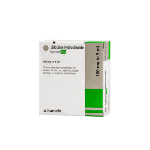 Lidocaine 2% Hydrochloride Ampoules 5ml (10) - Teleta Pharma